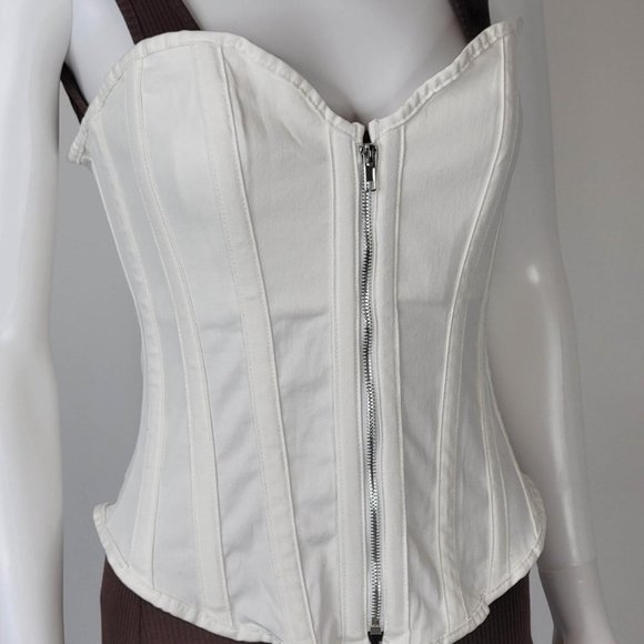 Linda Clay | Other | Women Sexy Overbust Corset With Zipper And Modesty ...